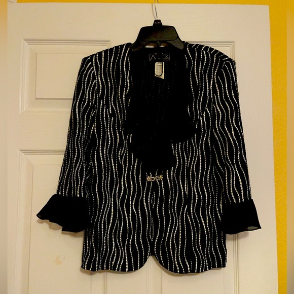 Alex Evenings | Jackets & Coats | Sequined Alex Evening Jacket | Poshmark